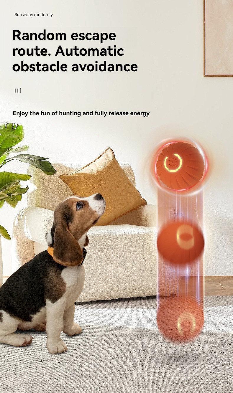 Dog Ball Automatic Bouncing Ball for Dogs Puppy Essentials Vibrating ...