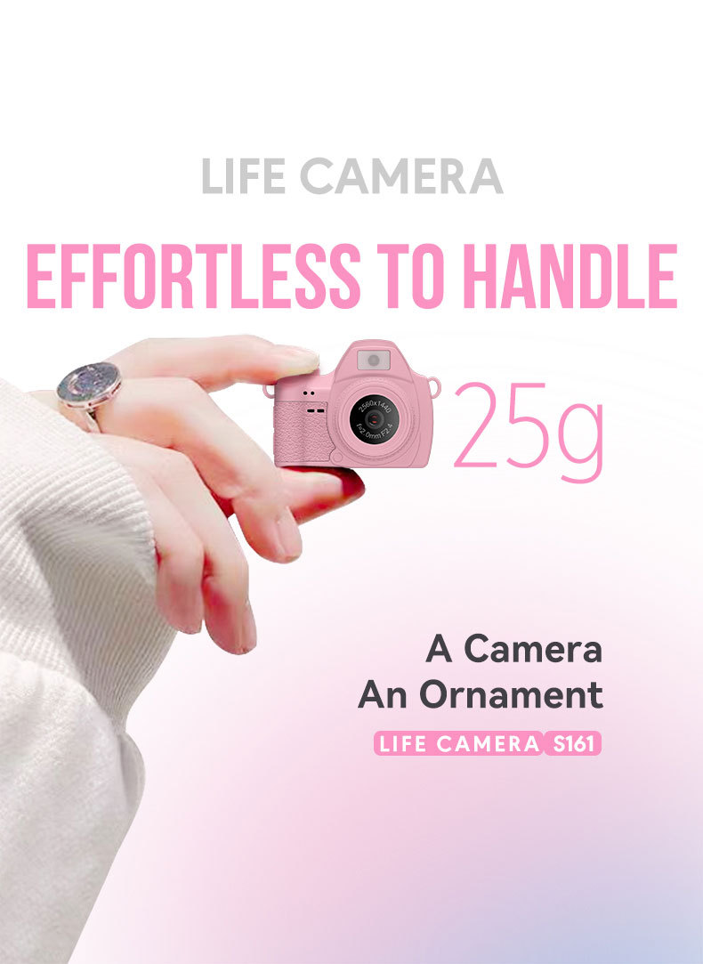 Mini digital camera takes photos and records videos in 1440p 2K High ...