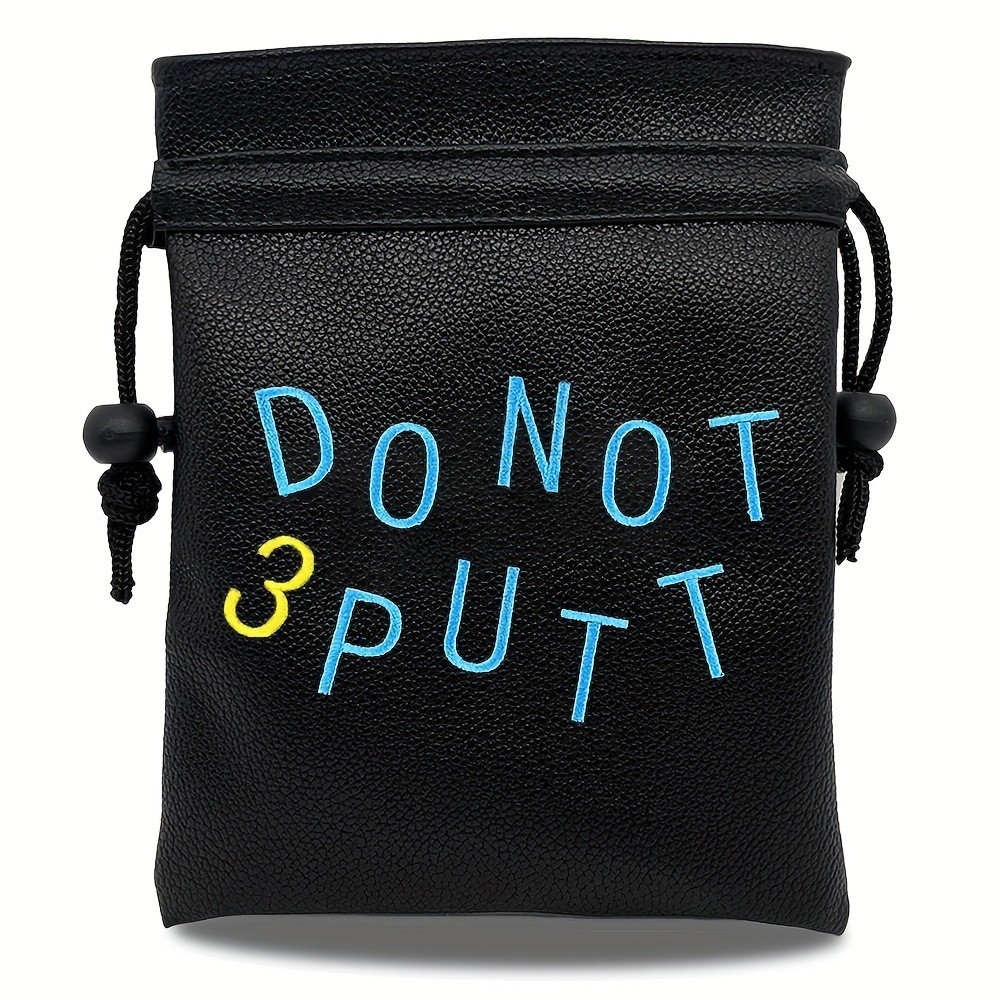 Golf Golf Drawstring Drawstring PU Small Ball Bag Ball Bag Don't Put ...