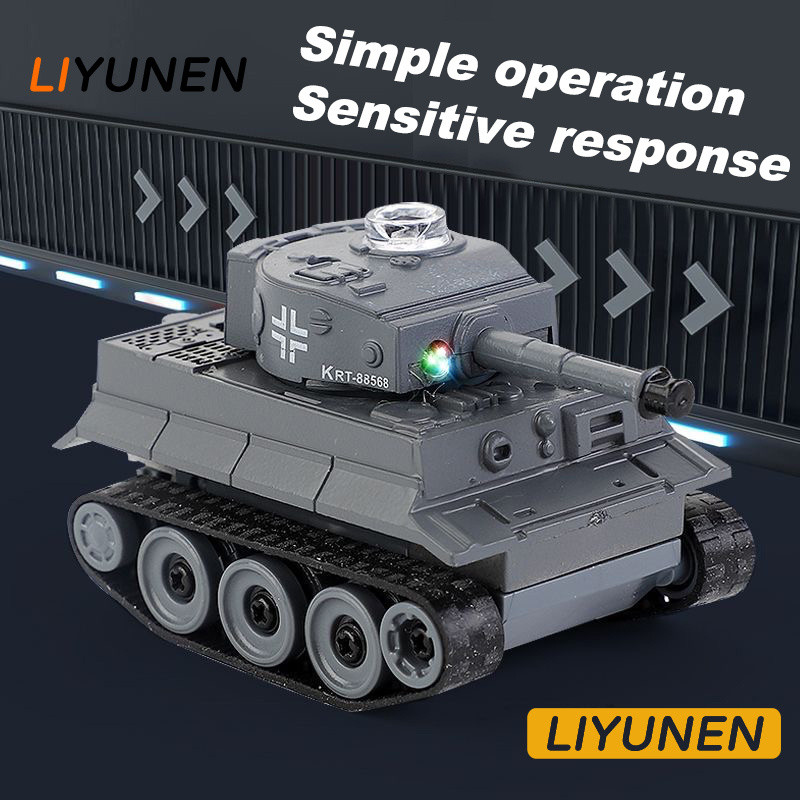 Mini RC Tank Car Track Drive 2.4GHz Remote Control Battle Tank Toys 4 ...