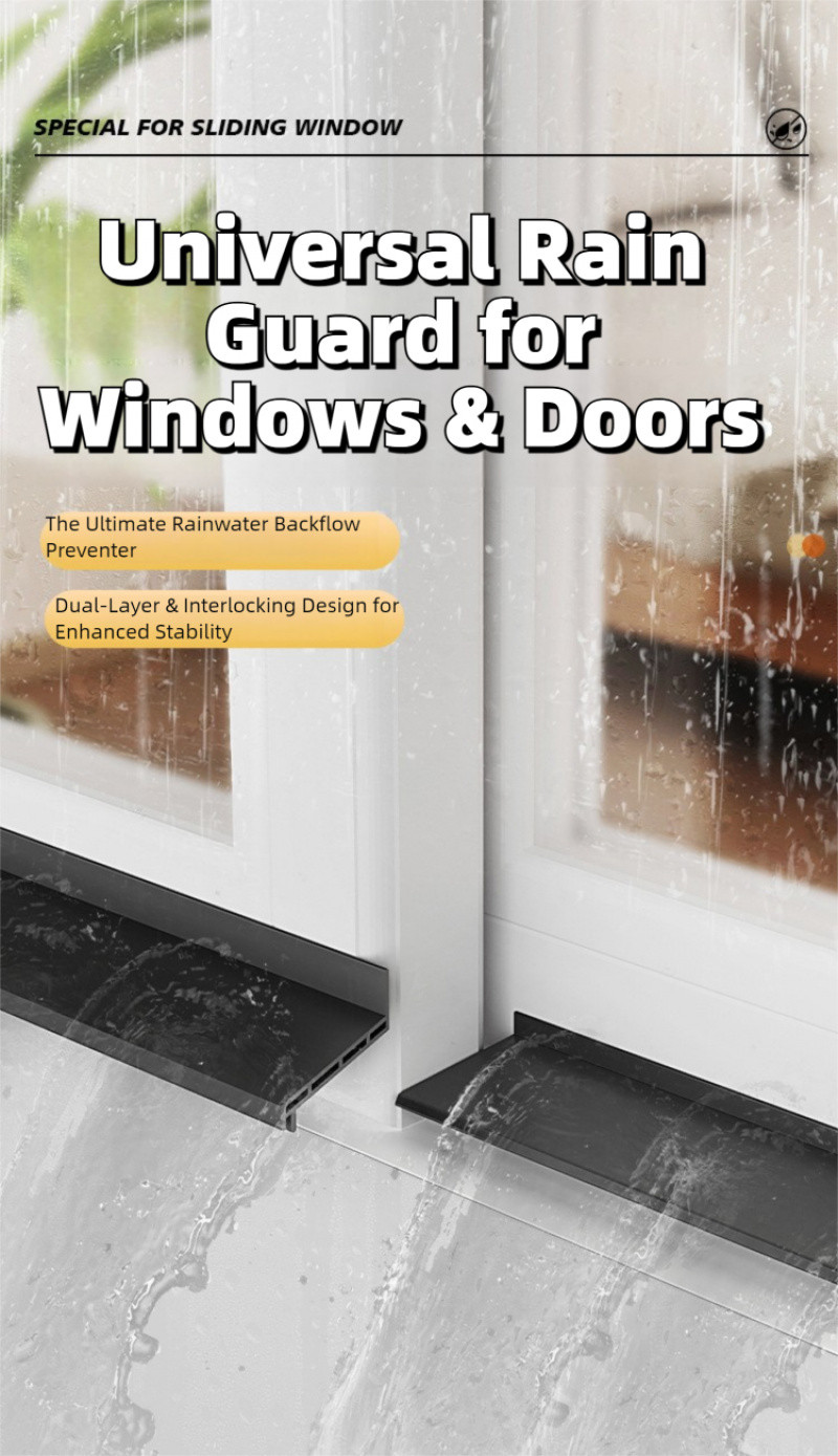 Rain Guard Strip for Window Door, Anti-Rainwater Backflow Seal for ...
