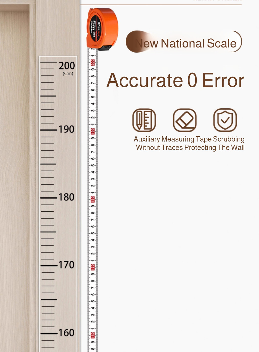 🔥Focusing On Children's Growth🔥[Measure In 1 Second] Height Wall ...