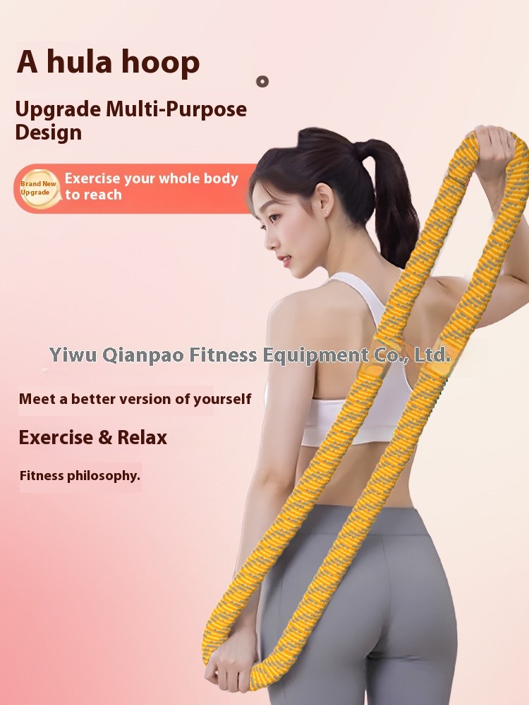 Soft exercise hula hoop, for weight loss and waist slimming, non-muscle ...