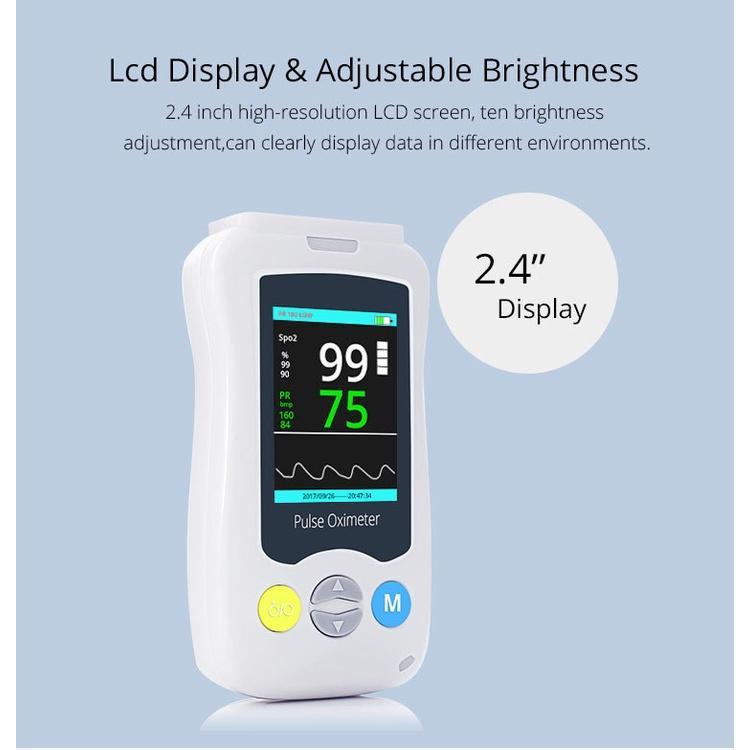 Portable Digital Handheld Pulse Oximeter with Finger Probe Continuous ...