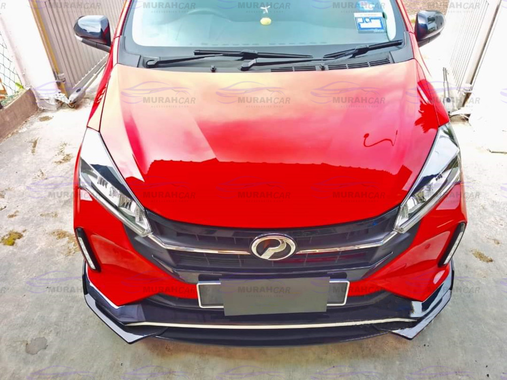 Perodua Myvi 2022-2025 Front Bumper Diffuser Lip Wrap Angle Splitters ...
