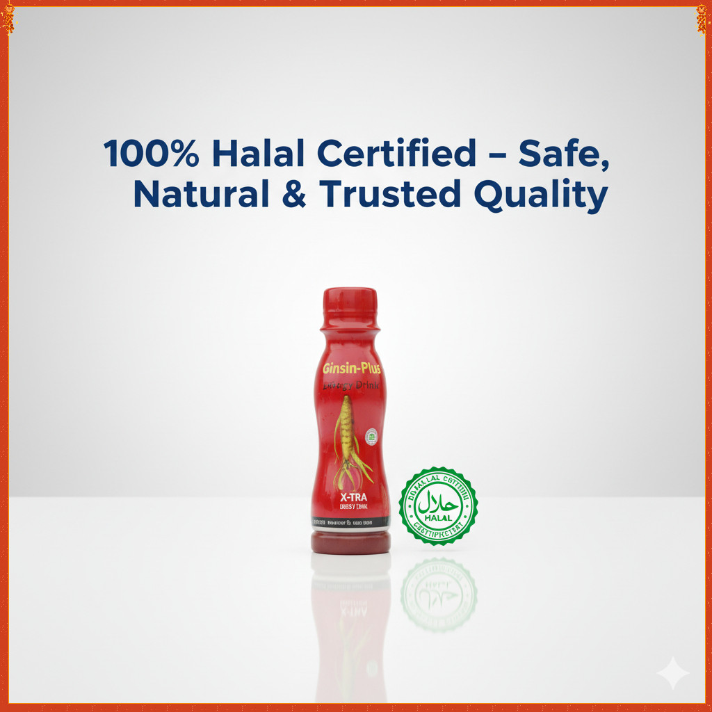 Ginsin-Plus X-TRA Energy Drink 100ml | Ginseng Extract | Halal ...