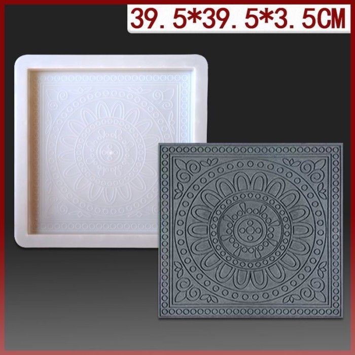 new Mold Antique Cement Floor Tile Mold Chinese Style Brick Carving ...
