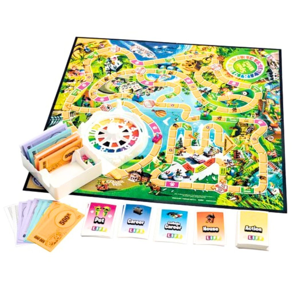 The Game Of Life Adventure Family Party Board Game Interaction Fun Card ...