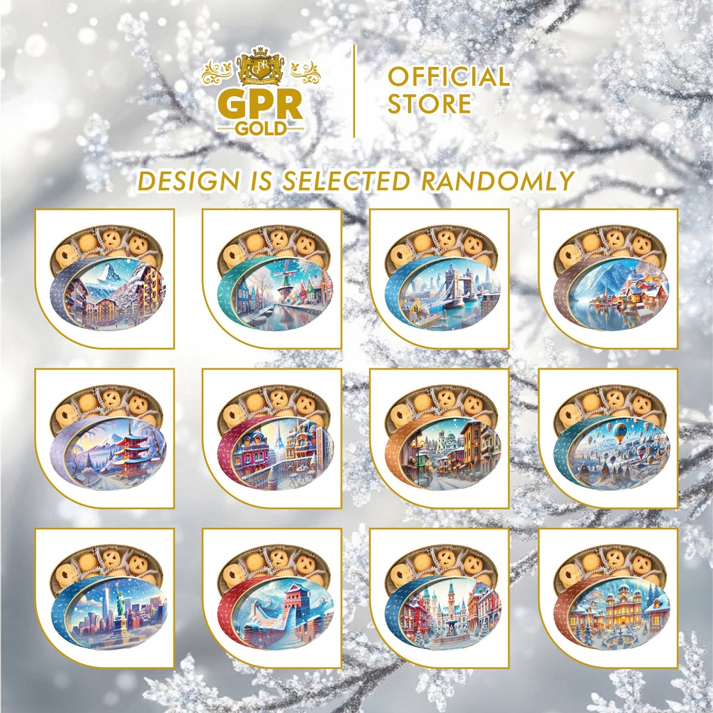 [Christmas Twin Combination ] GPR Gold Pure Butter Cookies 100% (340g ...