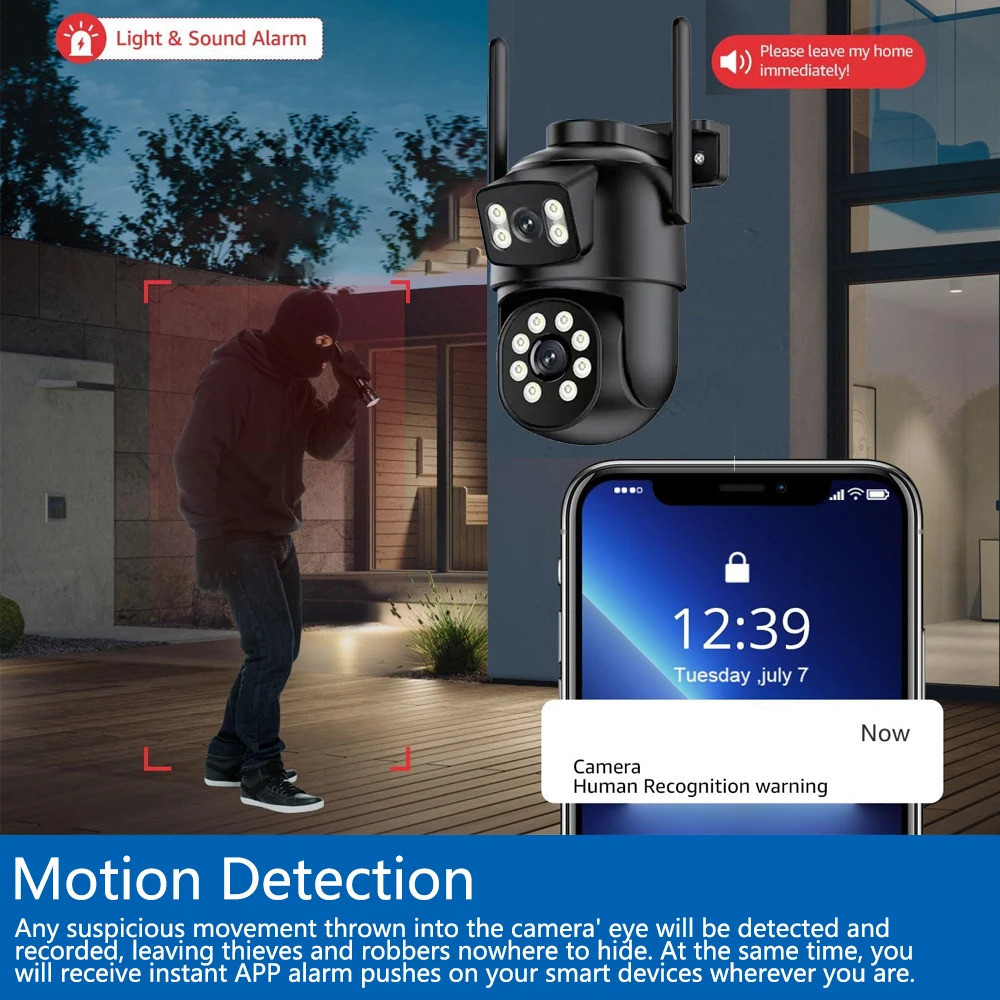 8MP 4K 16CH WIFI NVR System CCTV Surveillance Kit Auto Tracking P2P ...