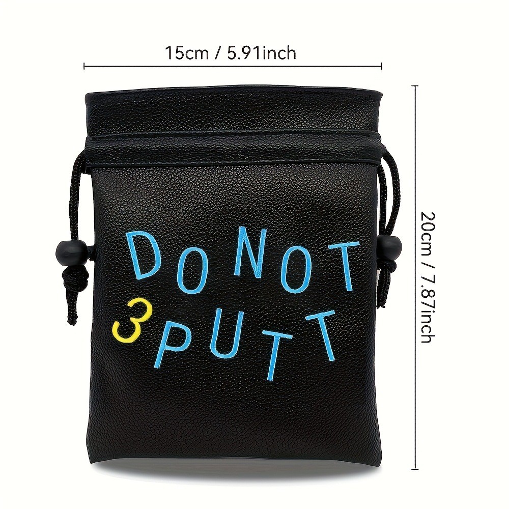Golf Golf Drawstring Drawstring PU Small Ball Bag Ball Bag Don't Put ...