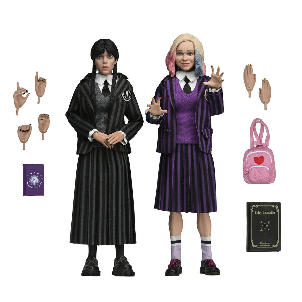NECA Wednesday Enid & Addams 8 Inches | Shopee Malaysia