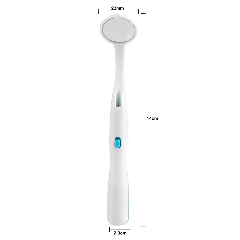 LED Dental Mouth Mirror Anti Fog Super Bright Oral Check Tool | Shopee ...