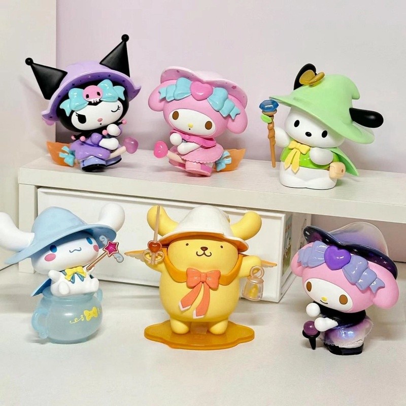 Sanrio Kuromi My Melody Blind Box Collectible Set – Punk Black Bunny ...