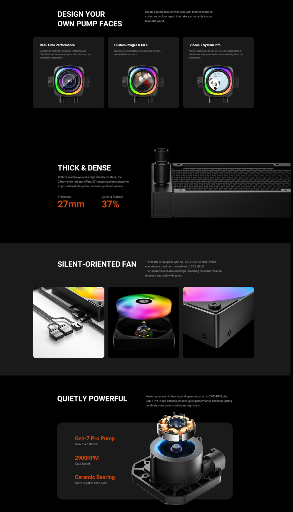 ID COOLING FX240 LCD ARGB AIO LIQUID COOLER - BLACK | Shopee Malaysia