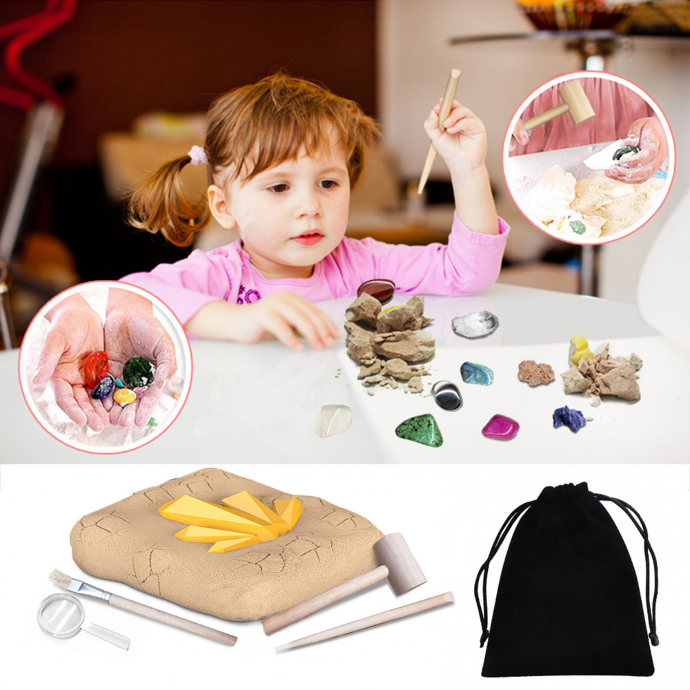 Gemstone Dig Kit-dig and Discover Toy Set,Child Educational Toy Crystal ...
