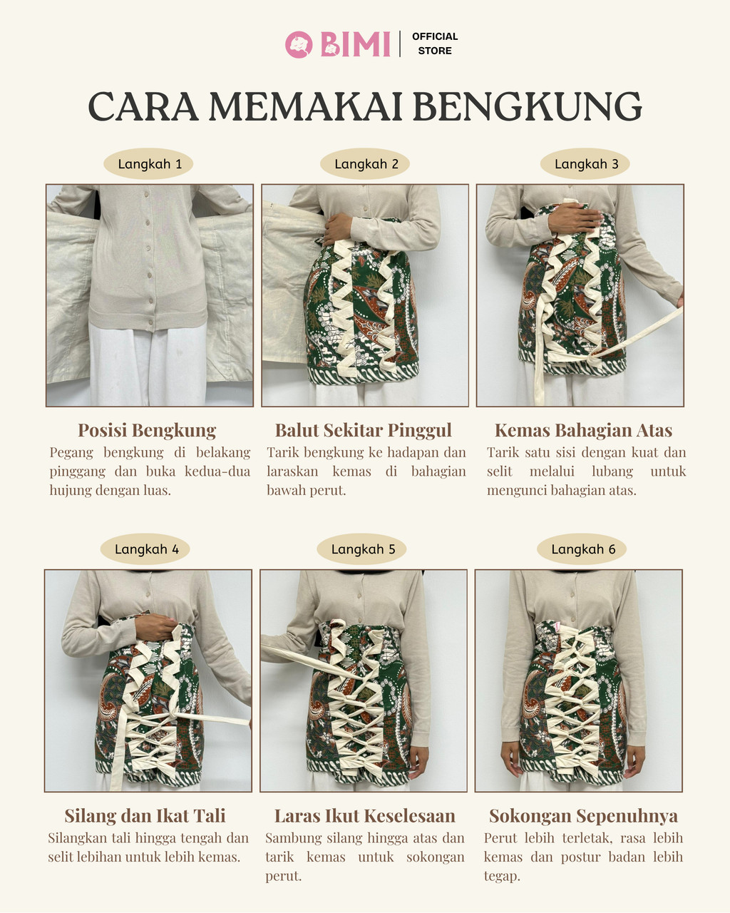 NR NONA ROGUY Traditional Bengkung/BIMI Traditional Bengkung Ibu ...