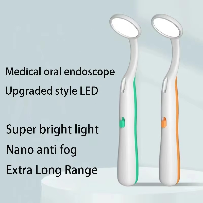 LED Dental Mouth Mirror Anti Fog Super Bright Oral Check Tool | Shopee ...