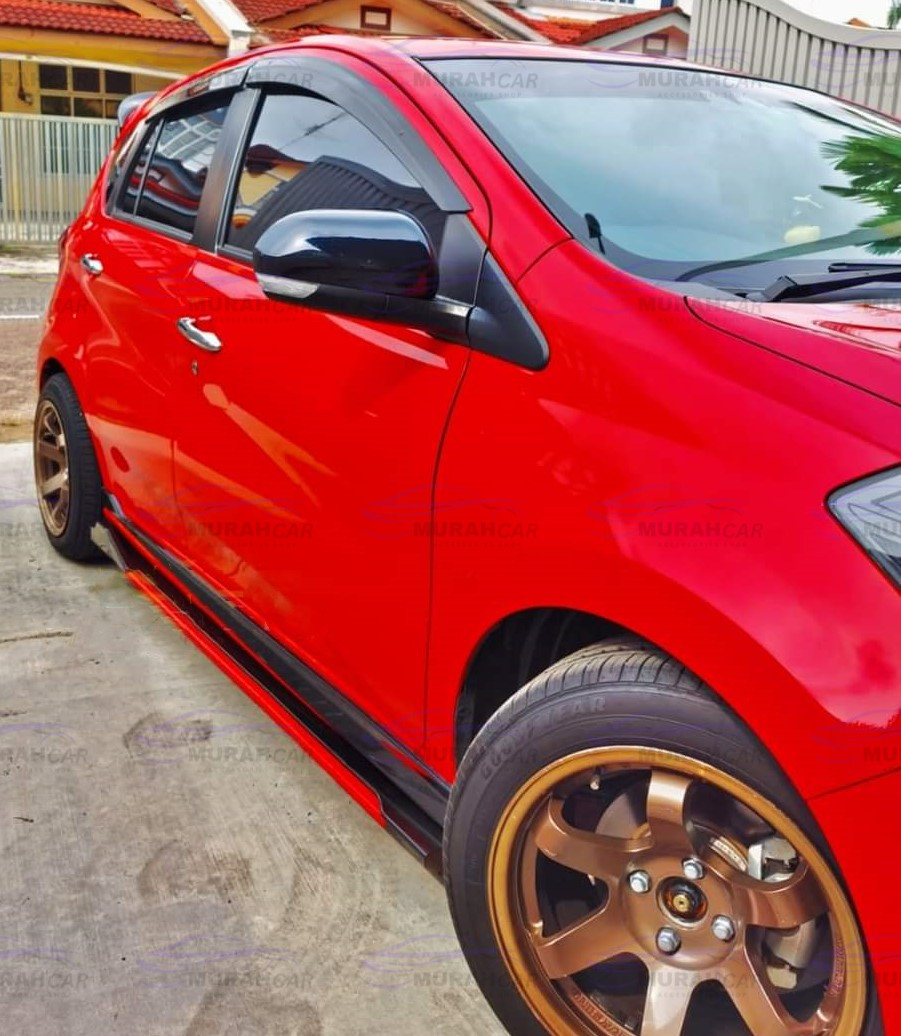 Perodua Myvi 2022-2025 Front Bumper Diffuser Lip Wrap Angle Splitters ...
