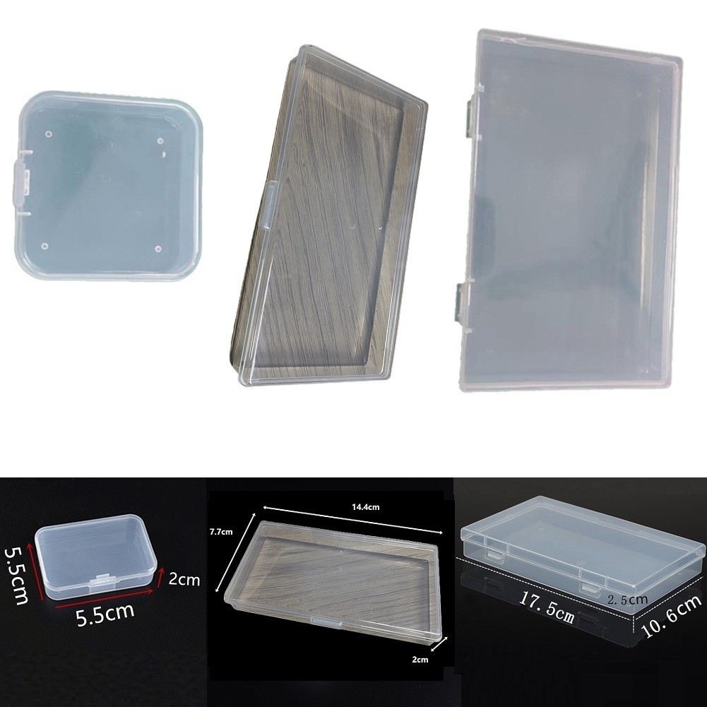 【Stok Ada】Transparent Plastic Storage Box Screw Holder Case Organizer ...