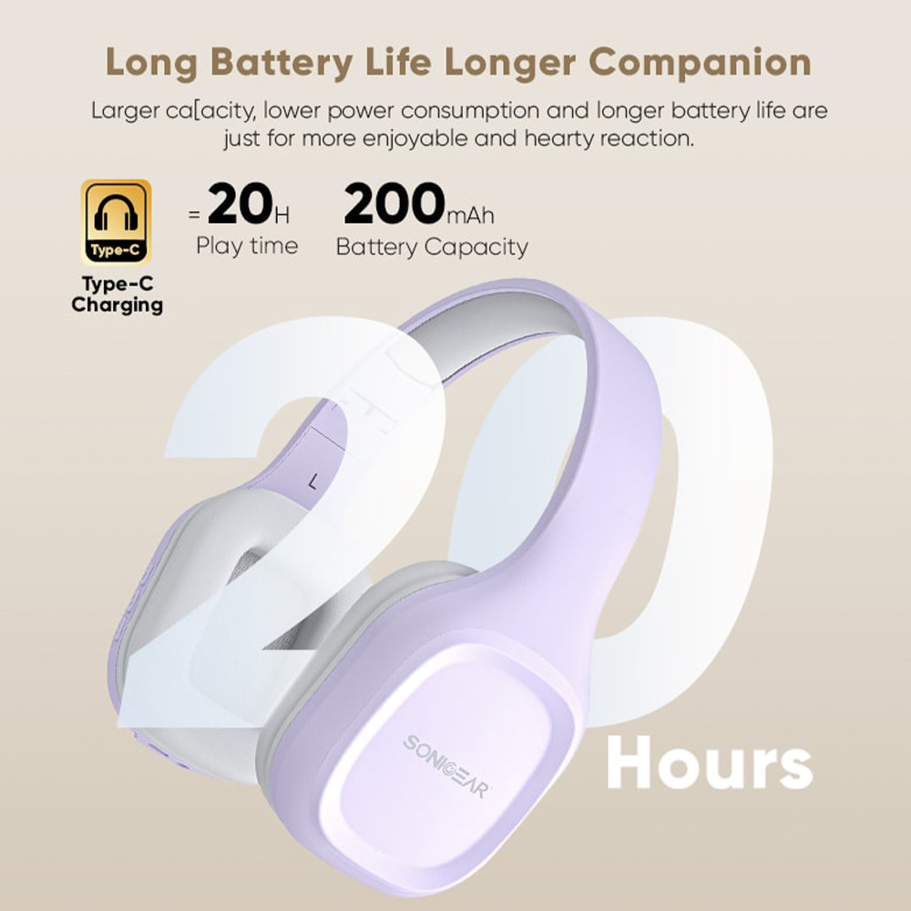 SonicGear Airphone 5 Bluetooth Headphone with Mic | High Clarity and ...