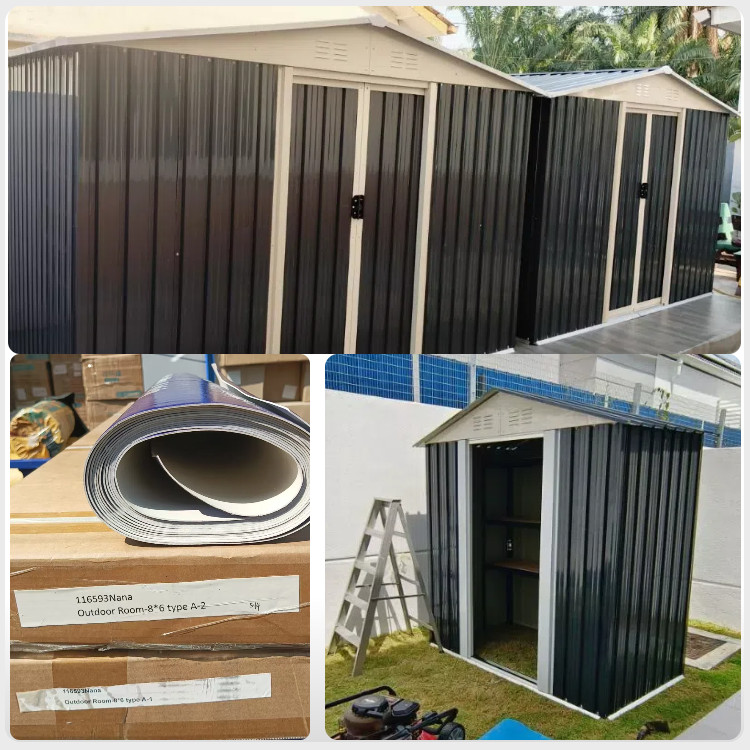 5/6/8/10ft Outdoor garden Storage Outdoor Cabinet Storage Store Room ...