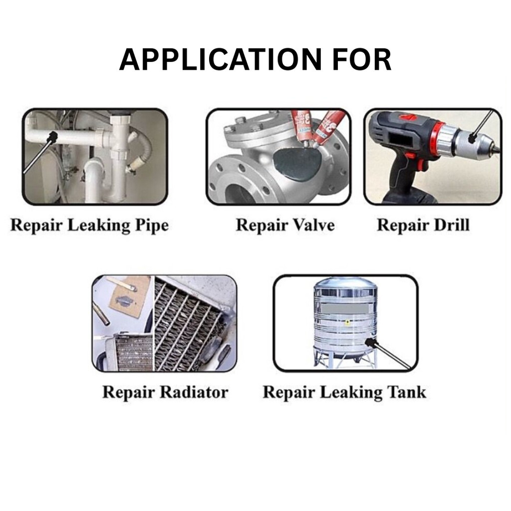 HARDEX HE-30 3 Ton Steel Weld Epoxy Compound 56.8g | High Strength Metal Repair Adhesive ...