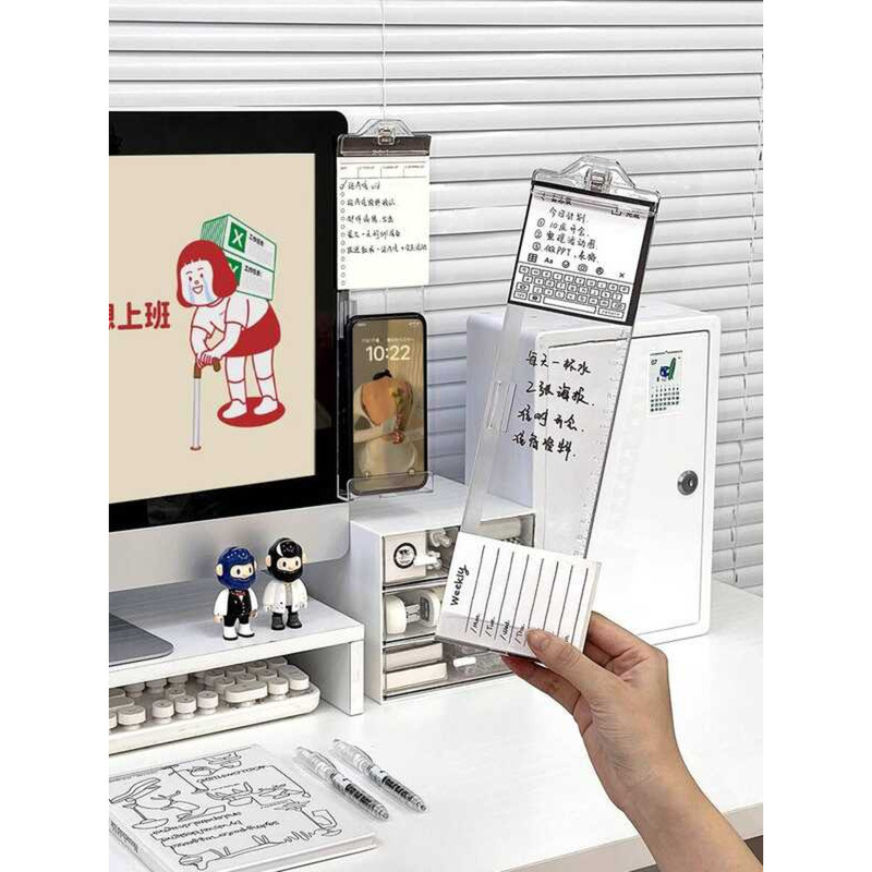 Display Side Message Board Office Computer Note Sticky Note Board ...