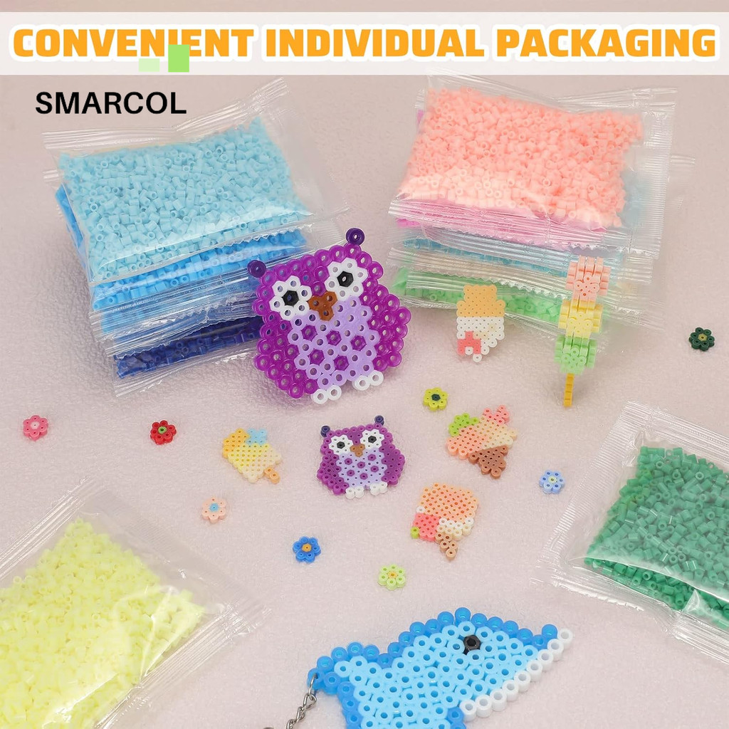 2.6mm 1000pcs Mini Fuse Beads Brown Hama Beads Pixel Art DIY Iron Bead ...
