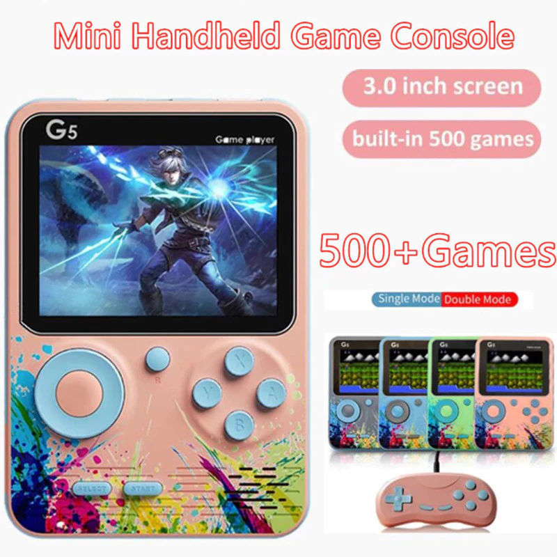 Portable G5 Game Player Connect to TV or Gamepad Classic Handheld Retro ...