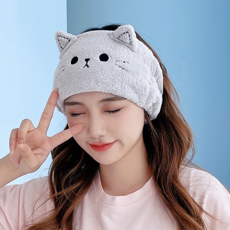 Japanese Cute Tik Tok Confinement Headscarf Headband Makeup Headband ...