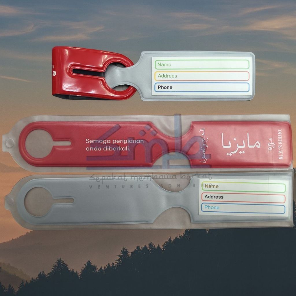 (PNA) Luggage Tag Umrah Haji Malaysia 🇲🇾 | Tag Beg Nama Alamat No ...