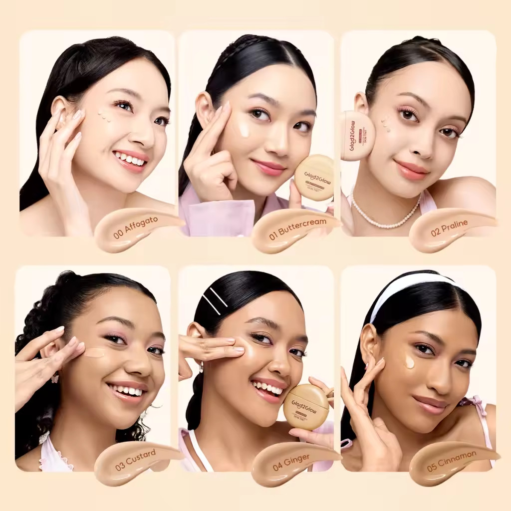 【New Launch！】Glad2Glow FLAWLESS BLURRING SKIN TINT Tinted Moisturizer ...