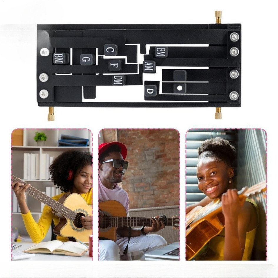 Folk Guitar Chord Presser 8 Chord Guitar Trainer Guitar Chord Helper ...