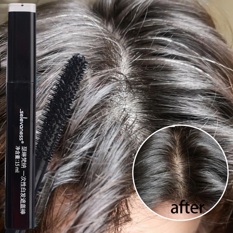 Temporary Hair Concealer Pens - Hair Dye Stick - White Hair Covering ...