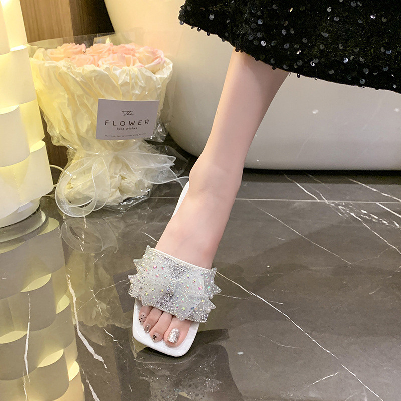 2025 New Style Ladies Transparent Sandals Slippers Plus Size 42 ...