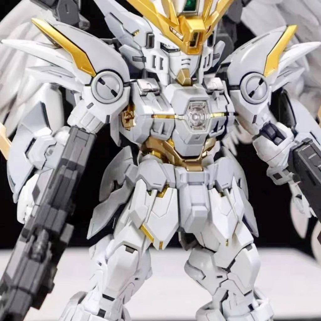 GL Model MGSD Wing Zero Snow White Prelude 飞翼零式 白雪姬板喷 高达 MG Wing 0 SD ...