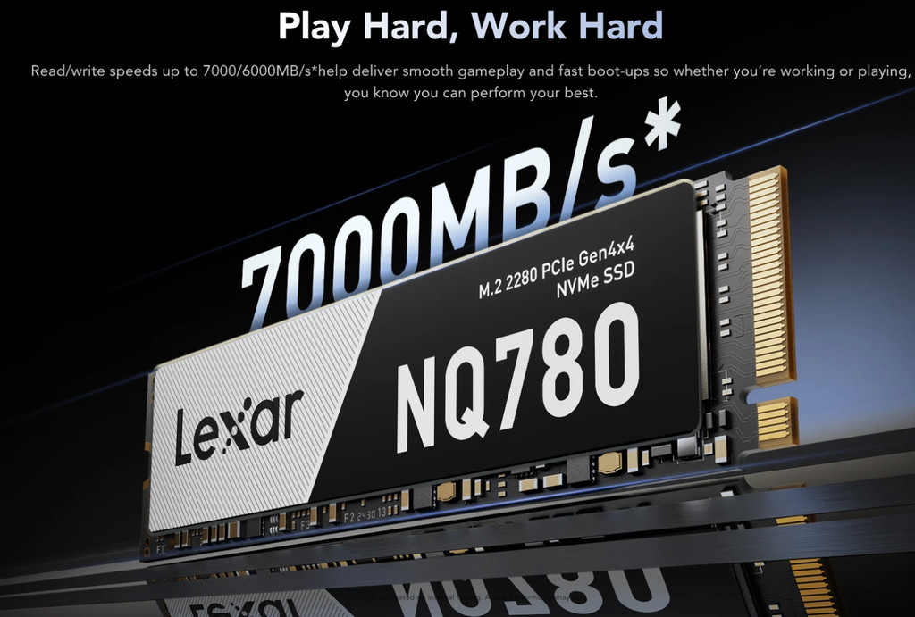 LEXAR NQ780 1TB M.2 2280 PCIE GEN4x4 NVME SSD | Shopee Malaysia