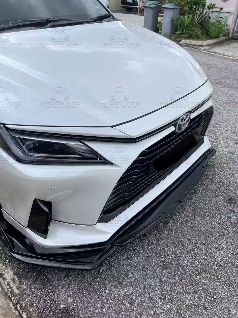 Toyota Vios 2023-2025 Front Bumper Diffuser Lip Rear Skirt Wrap Angle ...