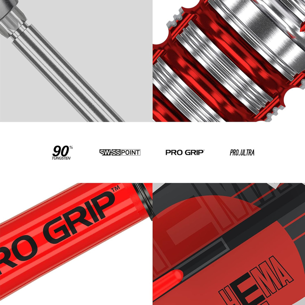 TARGET STEEL TIP DARTS - 23G HEMA 02 (SWISS) SP 90% TUNGSTEN DART SET ...