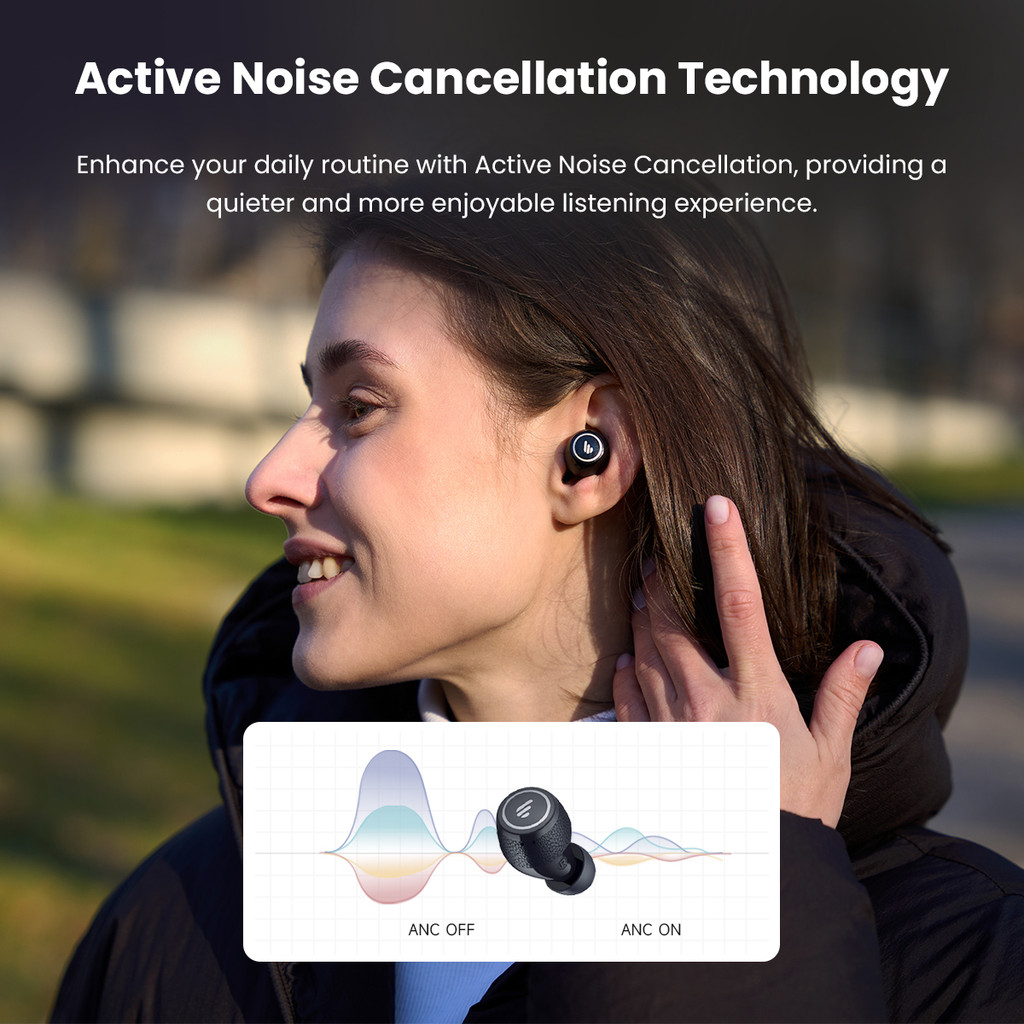 Edifier T30 True Wireless Bluetooth Earbuds with Active Noise ...