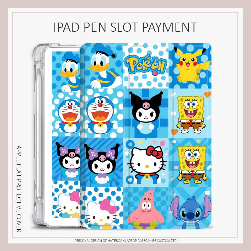 Pokémon Chloe Doraemon Kuromi A16 air M3 air4/5/6 air7 10.2 gen7/8/9 ...