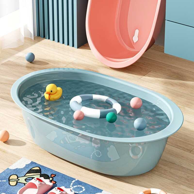 Bathtub Children 0-6 Years Old Baby Bathtub Large Size Baby Bathtub Can ...