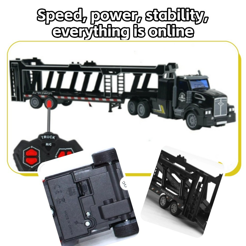 Truck Dump Control Construction Remote Rechargeable Car Channel Kids ...