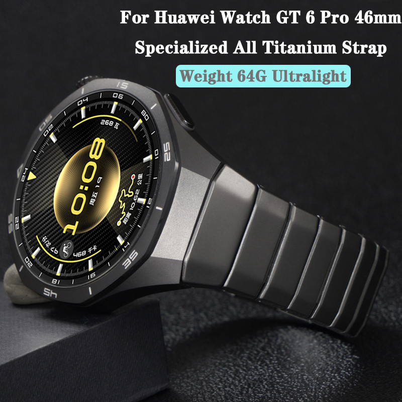 For Huawei Watch GT6 Pro 46mm Titanium Band GT6Pro GT 6 Correa No Gaps ...