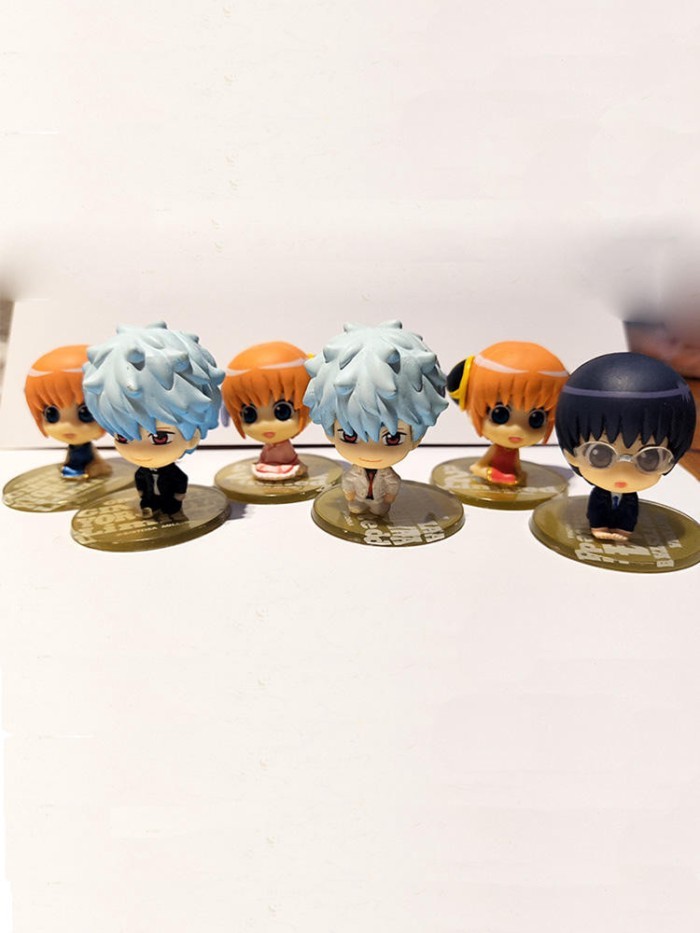 Spot MegaHouse Genuine Gintama Gintoki Kagura Shinba Suit Q Version ...