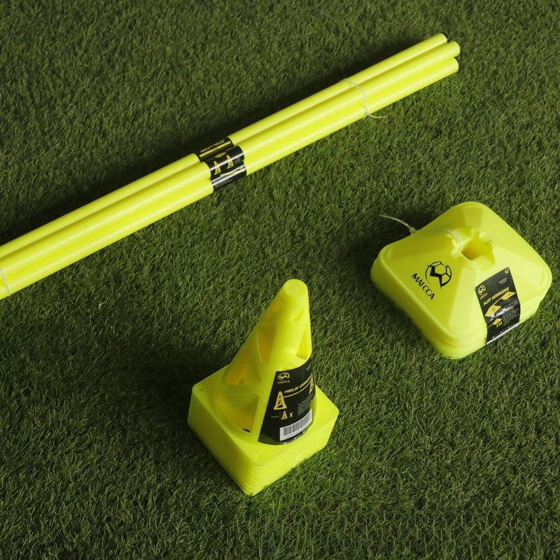 Football Marker Buckets, Marker Poles, Marker Discs Combination Set for ...