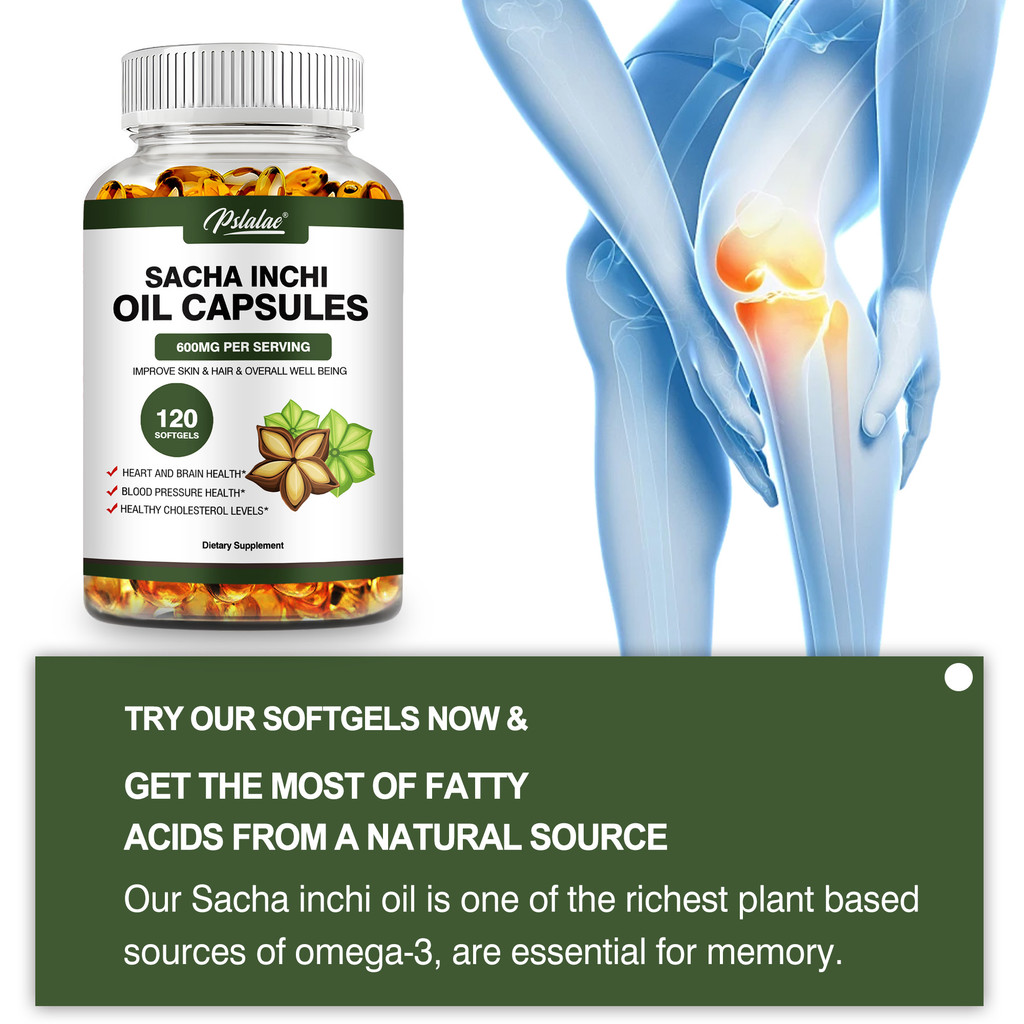 Inca Inchi oil supplement, rich in Omega-3, Omega-6, and Omega-9 fatty ...