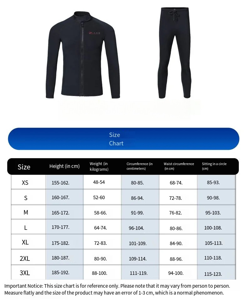 [Warrior2] Wetsuit Jacket 1.5mm Thermal Long Sleeve Neoprene Hoodie ...