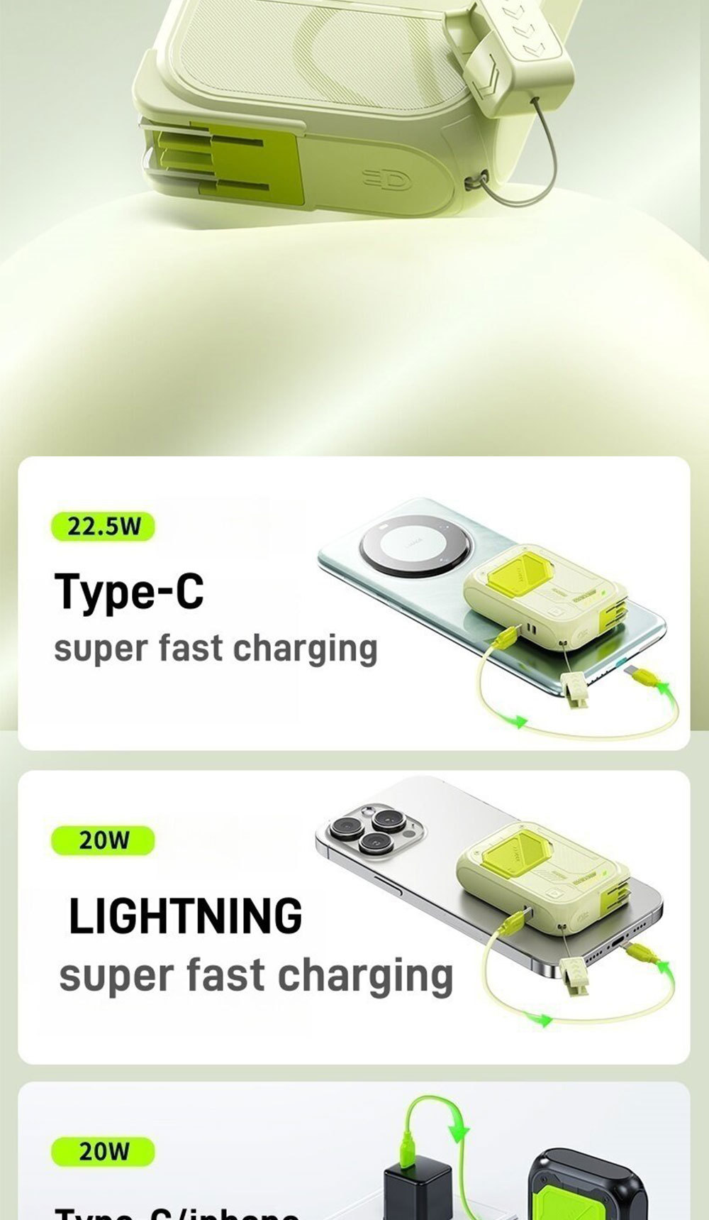 【3C Certification】3c Powerbank 22.5W Fast charging 20000mah original ...